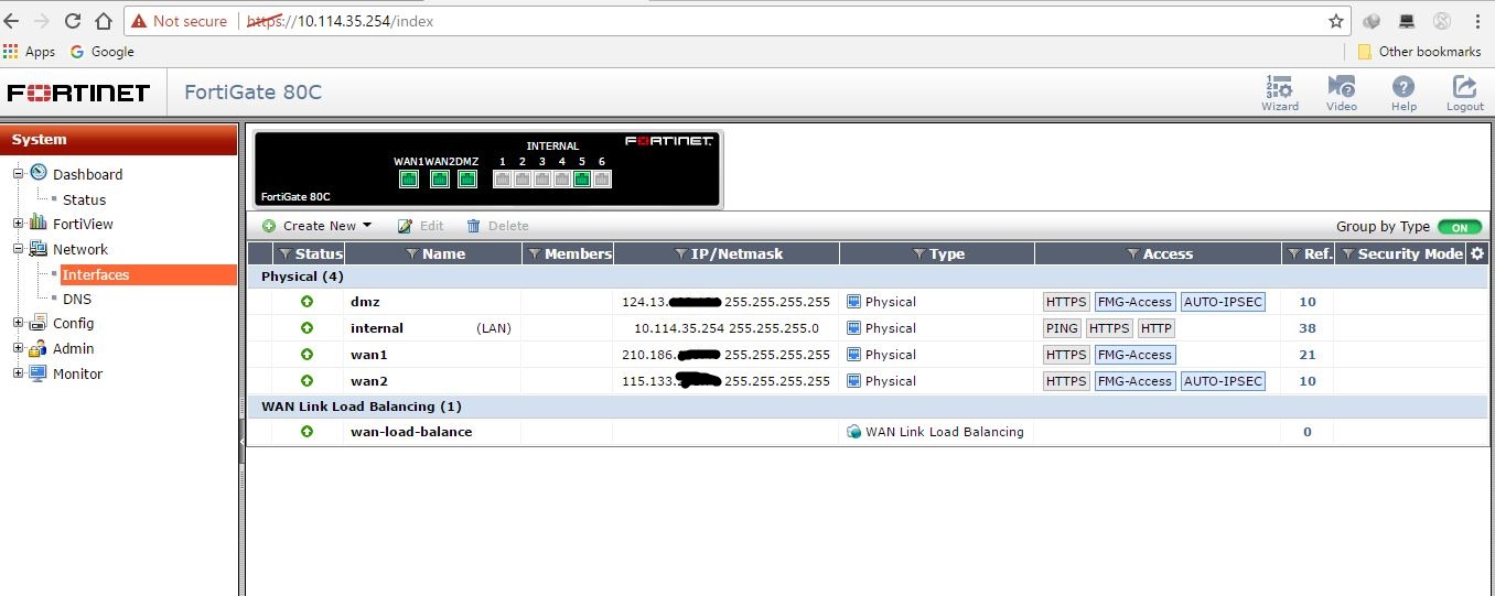 Fortigate 80C with 3 internet line - Fortinet Community